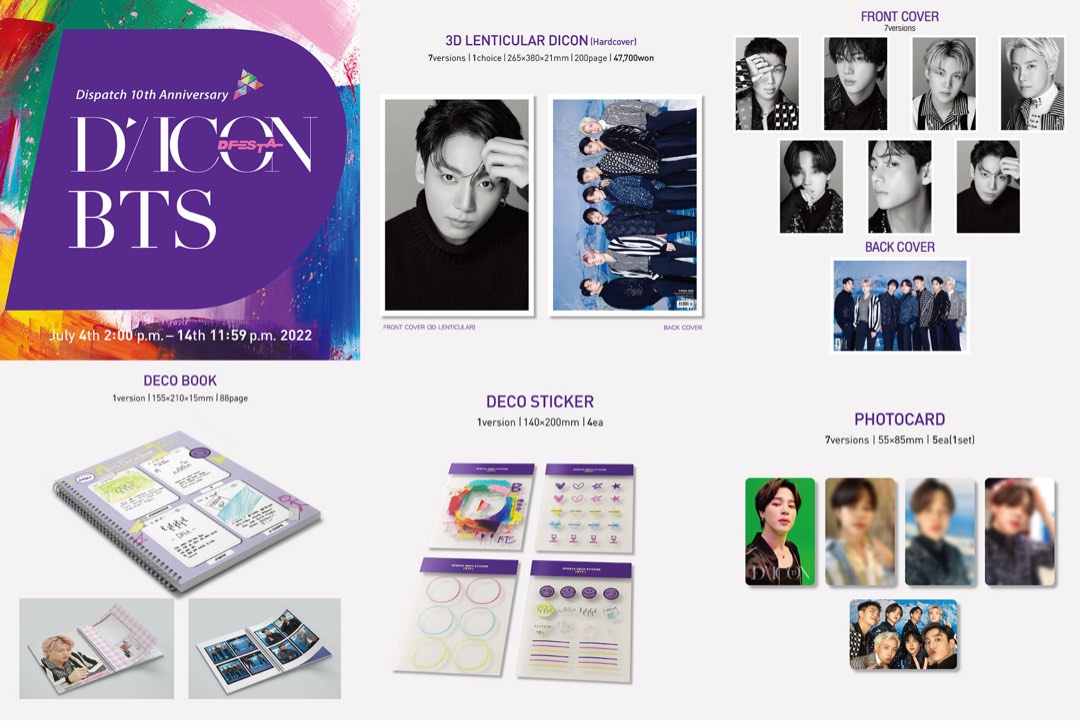 LNIB Dicon Dfesta BTS Jungkook set, Hobbies & Toys, Memorabilia ...