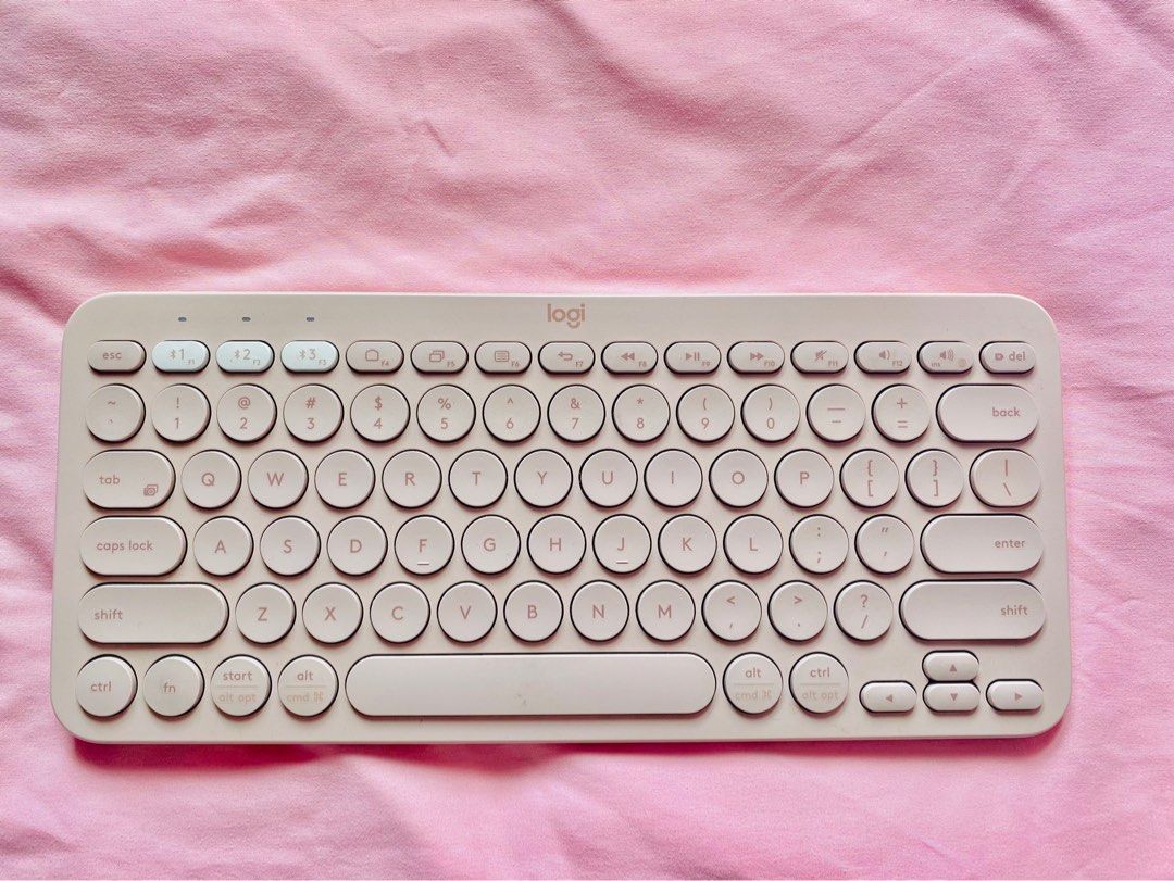 Logi Logitech K380 Keyboard And Pebble M350 Mouse Rose Computers And Tech Parts And Accessories