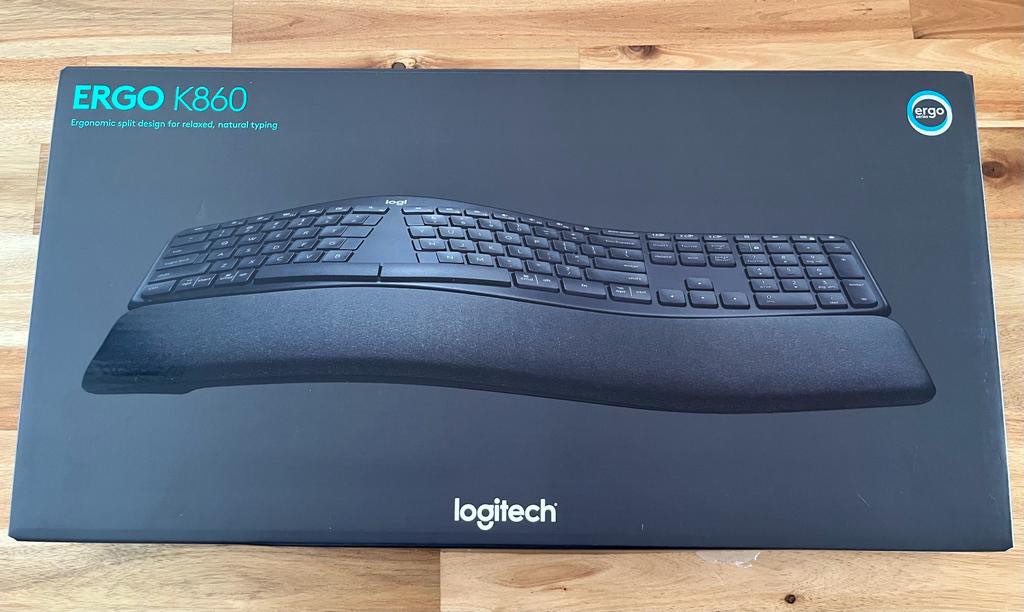 Logictech Ergo K860 Wireless Keyboard Computers And Tech Parts And Accessories Computer Keyboard