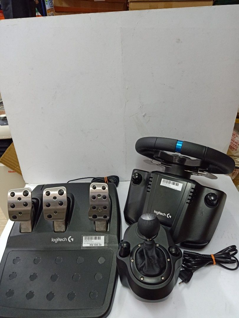 Logitech G Driving Force Racing Wheel With Gear Shifter Bundle Computers Tech Parts