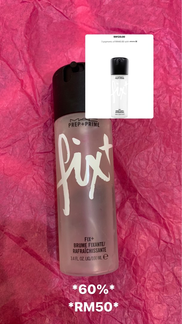 MAC SETTING SPRAY, Beauty & Personal Care, Face, Makeup on Carousell