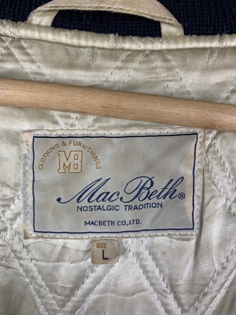 MacBeth Varsity Leather Jacket, Men's Fashion, Coats, Jackets and ...