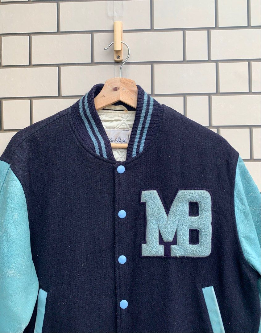 MacBeth Varsity Leather Jacket, Men's Fashion, Coats, Jackets and ...