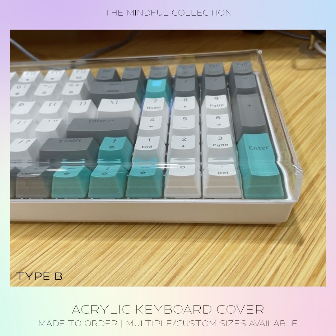 [2023 EDITION] Made-to-Order Premium Acrylic Keyboard Covers by TMC ...