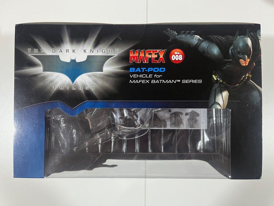 Batman Mafex batpod batmobile the dark knight Batman begins, 興趣及遊戲, 玩具 ...
