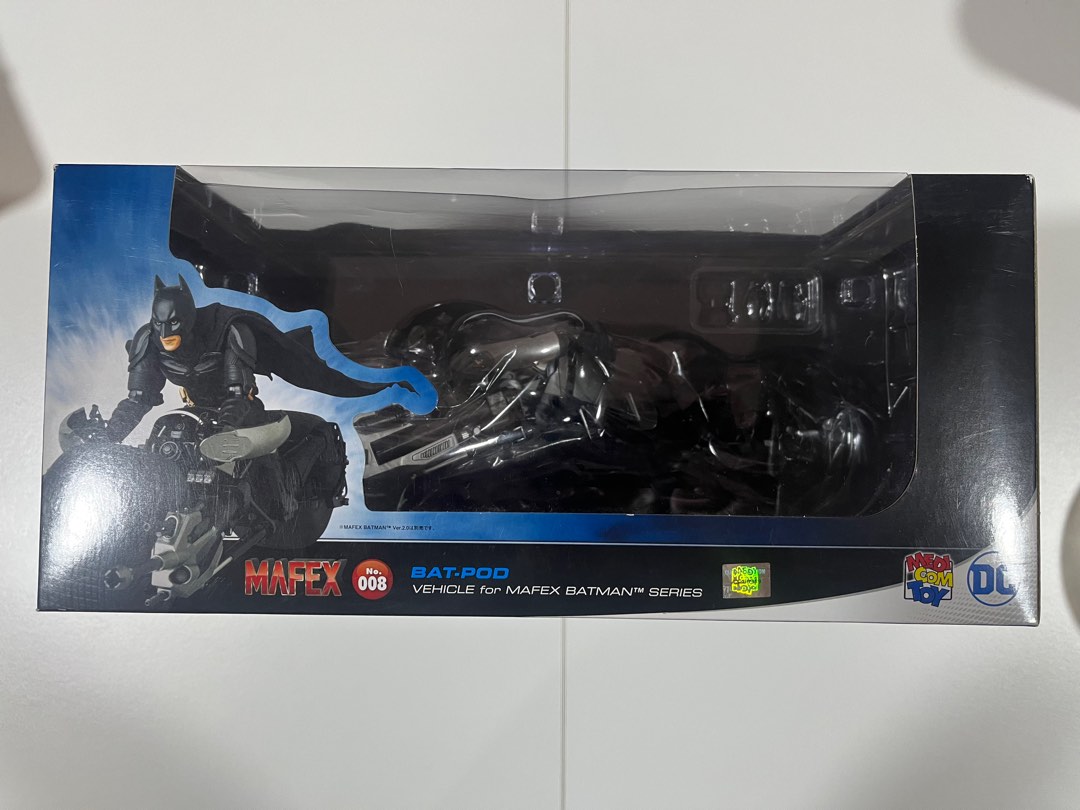 Batman Mafex batpod batmobile the dark knight Batman begins, 興趣及遊戲, 玩具 ...