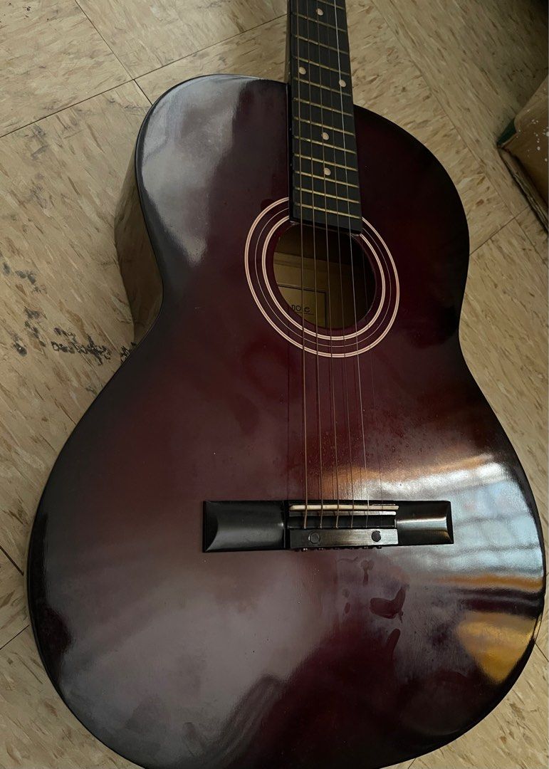 Mahagony Classical Acoustic String Guitar, 8th, Hobbies & Toys, Music ...