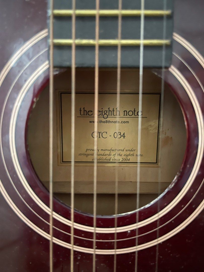 Mahagony Classical Acoustic String Guitar, 8th, Hobbies & Toys, Music ...