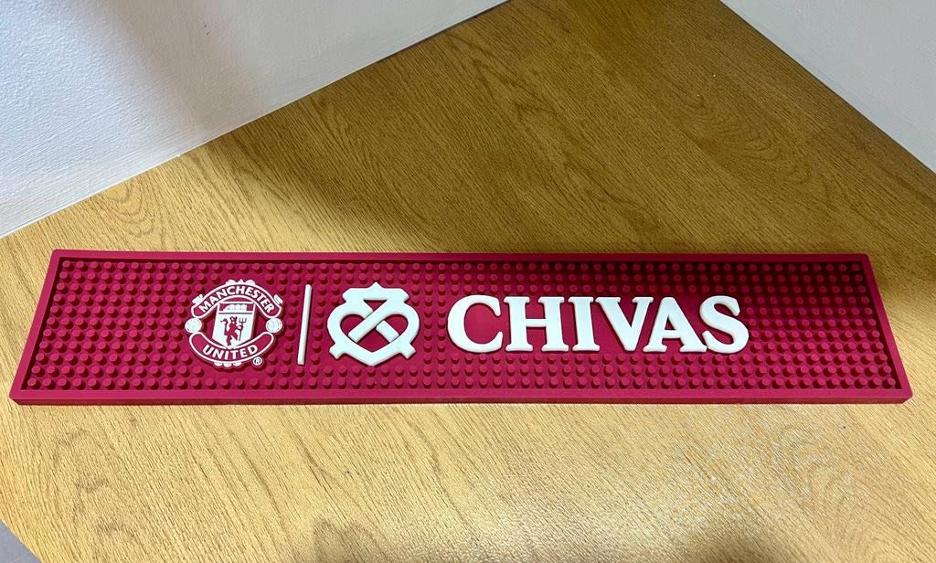Manchester United x Chivas bar runner, Furniture & Home Living ...