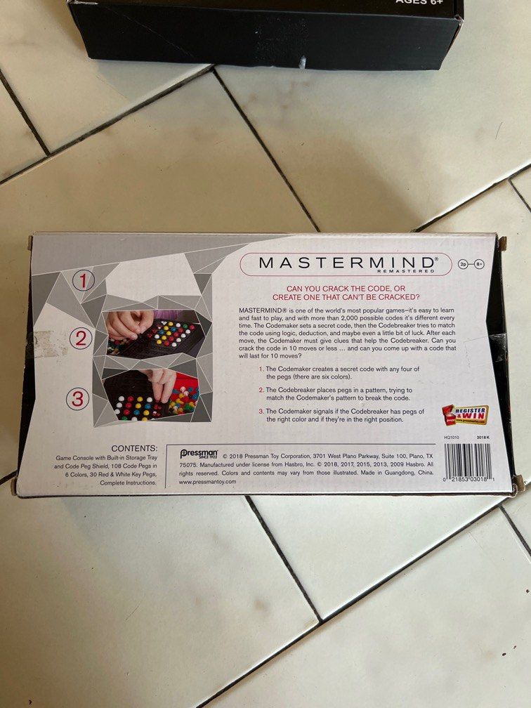 Mastermind - A classic game!, Hobbies & Toys, Toys & Games on Carousell