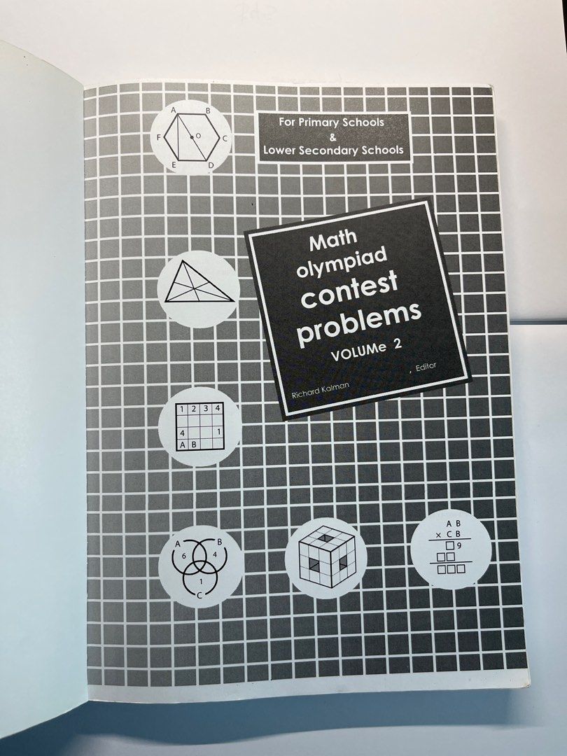 Math Olympiad Contest Problems For Primary And Lower Secondary Schools Vol 2 Hobbies And Toys