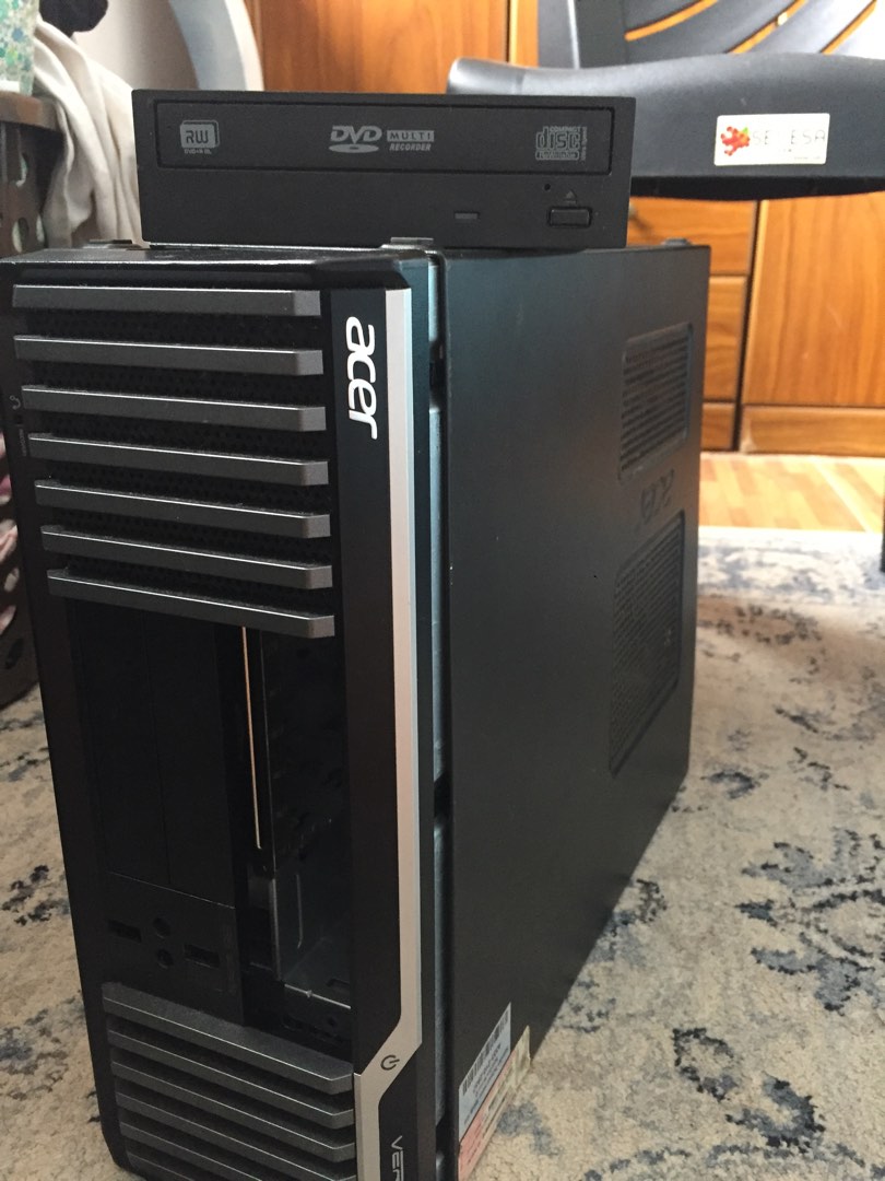 matx pc case with dvd player, Computers & Tech, Desktops on Carousell