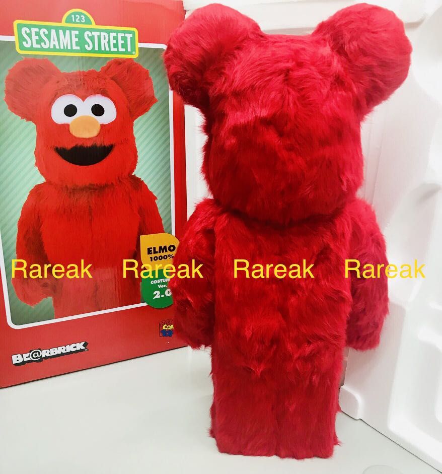 Medicom Bearbrick 2022 Sesame Street Elmo Costume 2.0 version HF 1000% ...