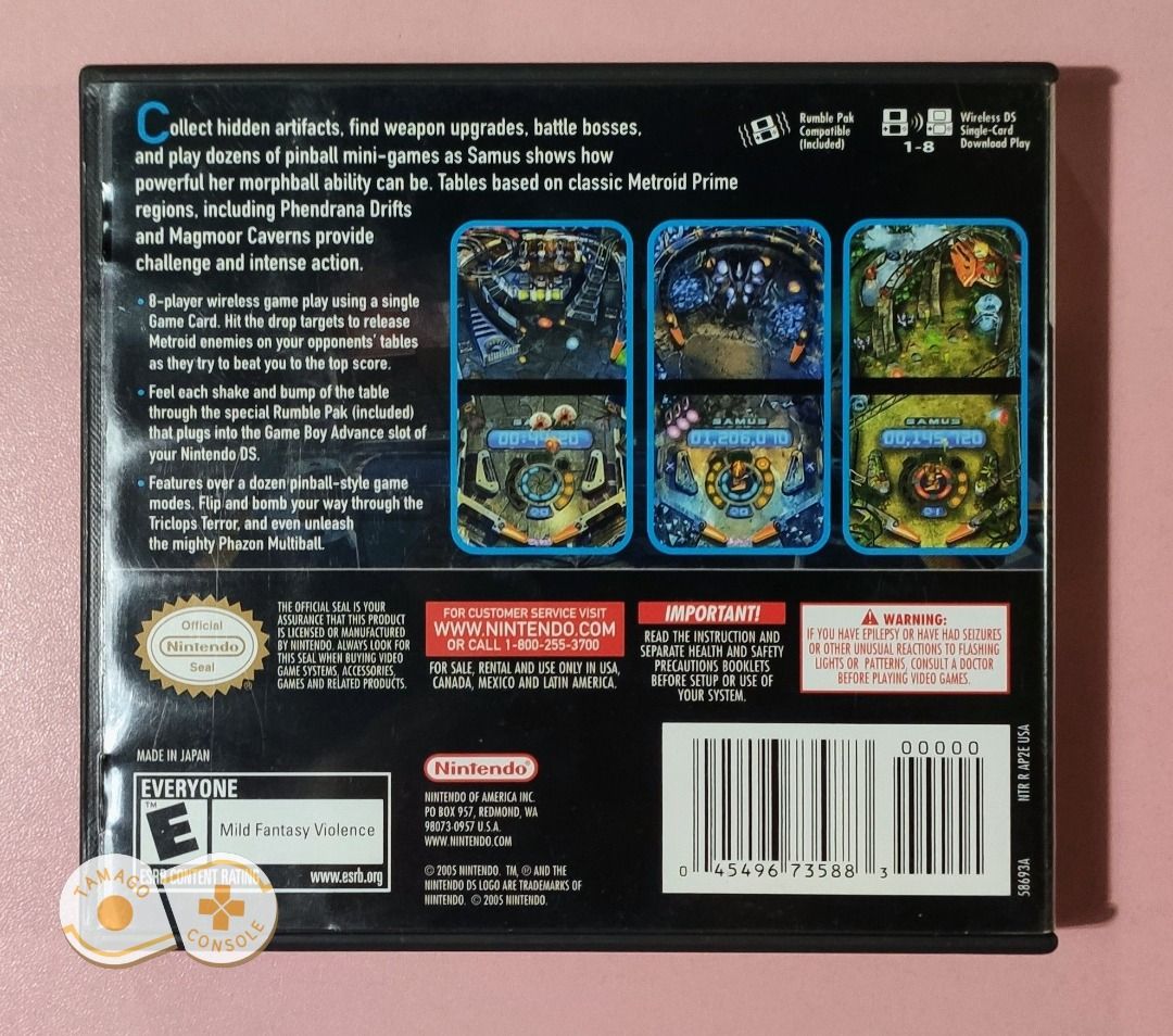 Metroid Prime Pinball - [DS Game] [NTSC / ENGLISH Language] [CIB ...