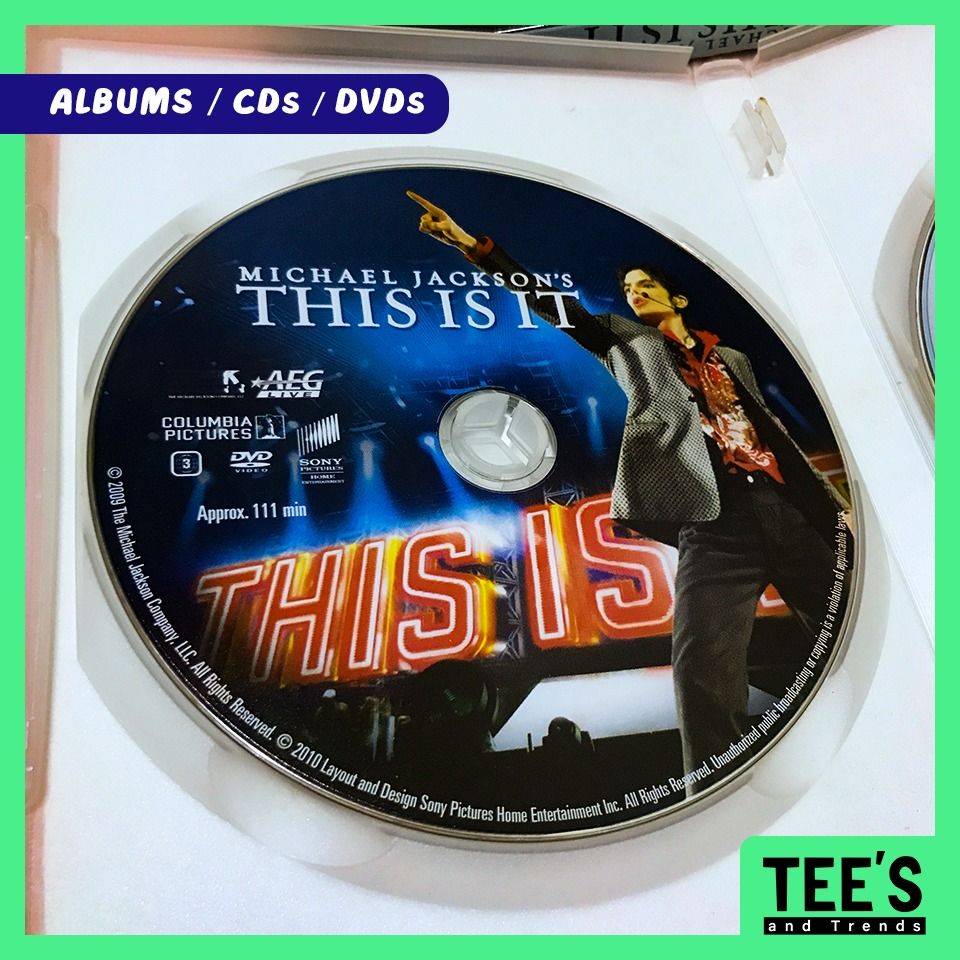 Michael Jackson - This Is It - Discover The Man You Never Knew (2 DVD), Hobbies & Toys, Music ...