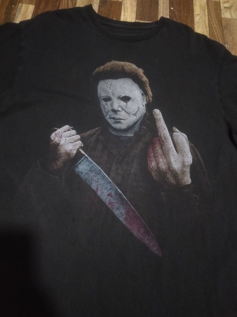 Michael Myers Movie promo tee, Men's Fashion, Tops & Sets, Tshirts ...