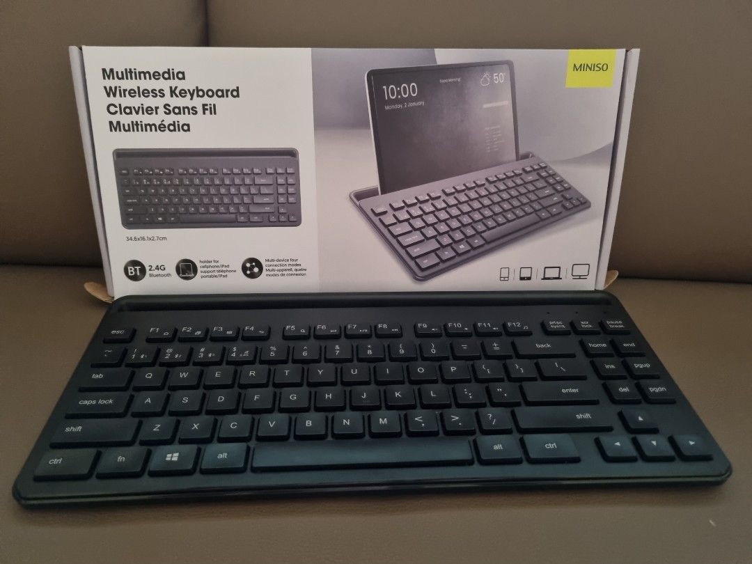 Miniso Multimedia Wireless Keyboard Computers And Tech Parts And Accessories Computer Keyboard On