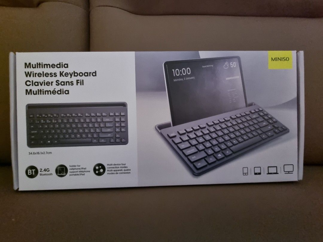 Miniso Multimedia Wireless Keyboard Computers And Tech Parts And Accessories Computer Keyboard On