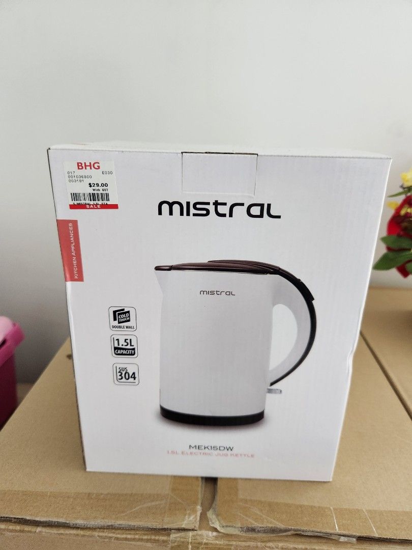 Mistral 1.5 L Electric Kettle, TV & Home Appliances, Kitchen Appliances ...