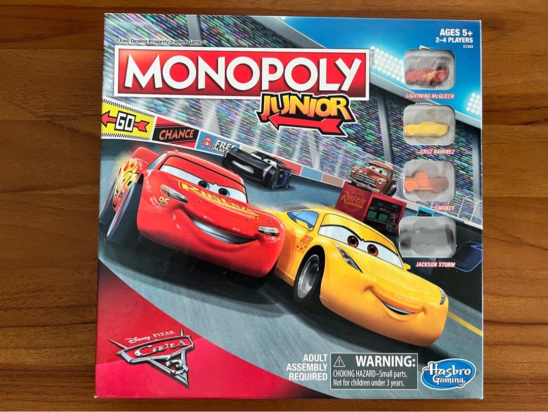 Monopoly Jr Cars, Hobbies & Toys, Toys & Games on Carousell