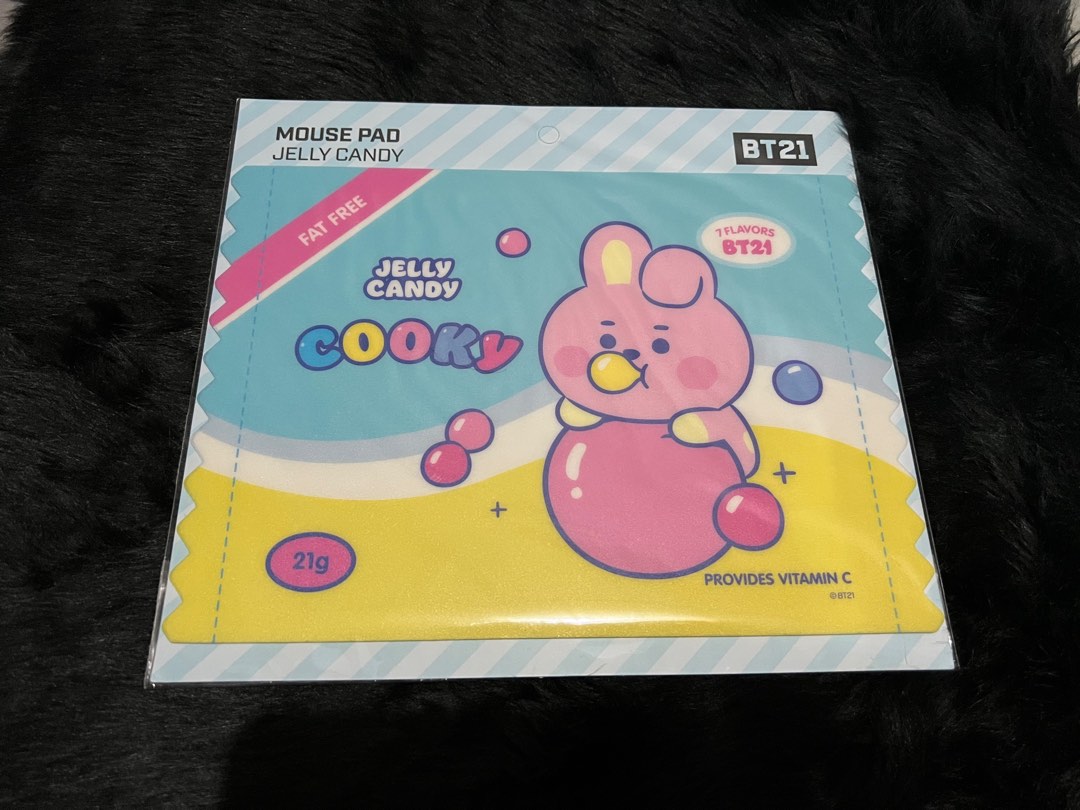 Monopoly X BT21 official mouse pad (Cooky), Computers & Tech, Parts ...