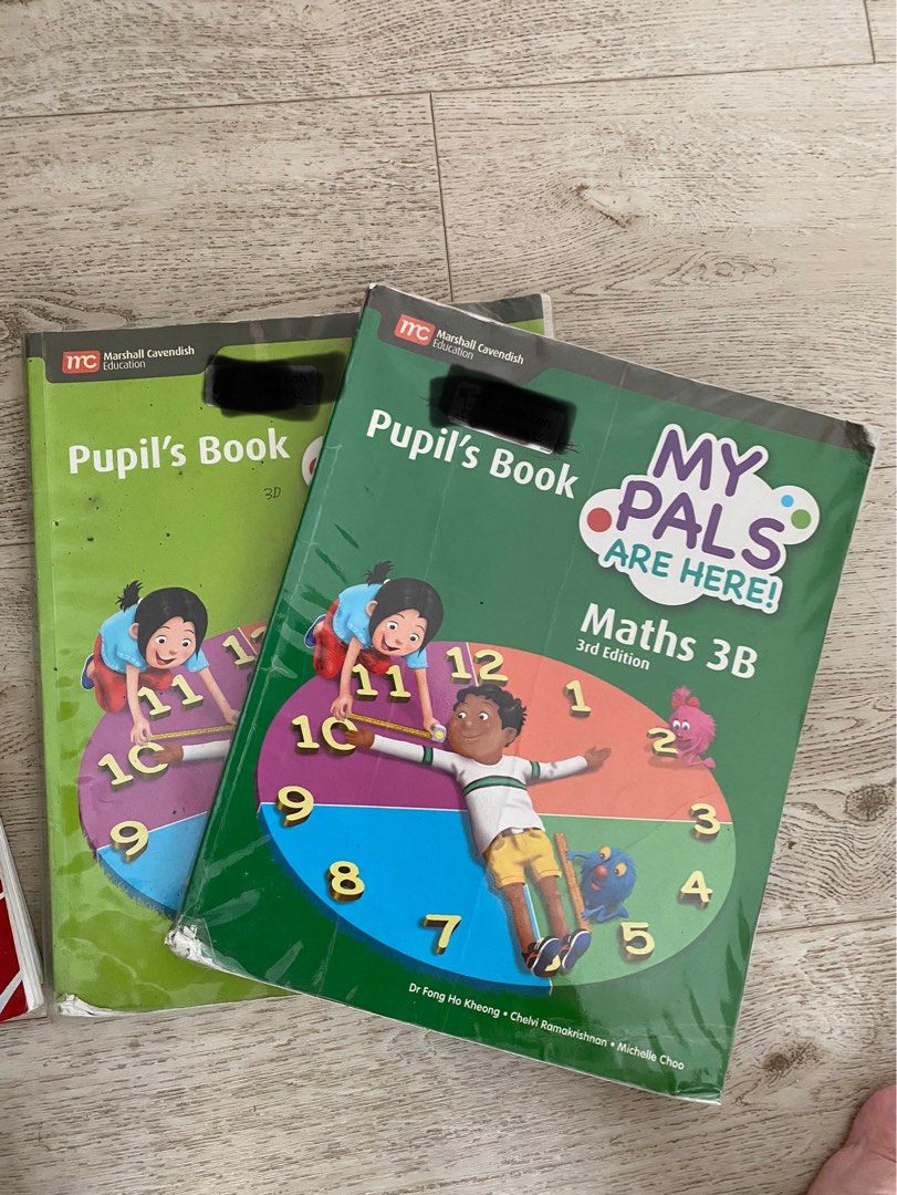 My Pals are Here! Math textbook 3A and 3B, Hobbies & Toys, Books ...