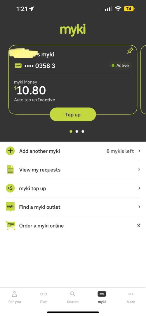 Myki card for Australia Melbourne public transport full fare, Tickets & Vouchers, Flights ...