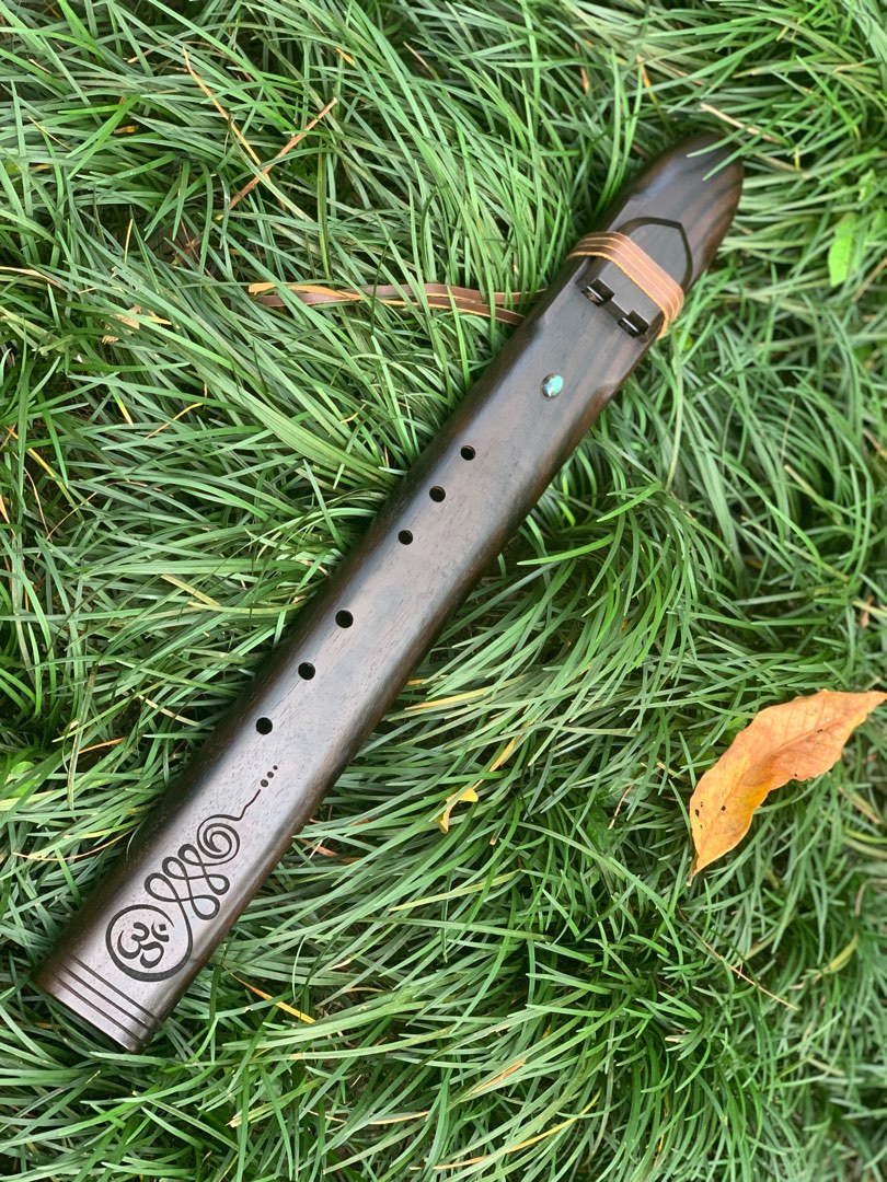 Native American Double Drone Flute from Rosewood, Hobbies & Toys, Music ...