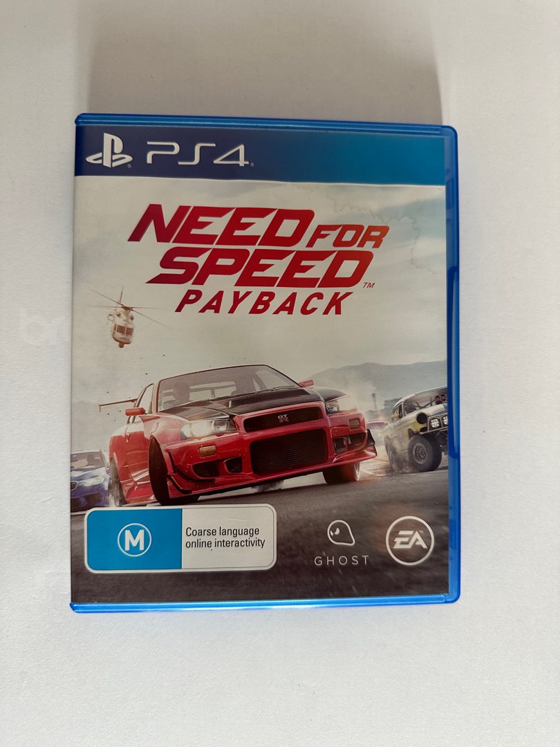 Need for Speed Payback PS4 game, Video Gaming, Video Games, PlayStation ...