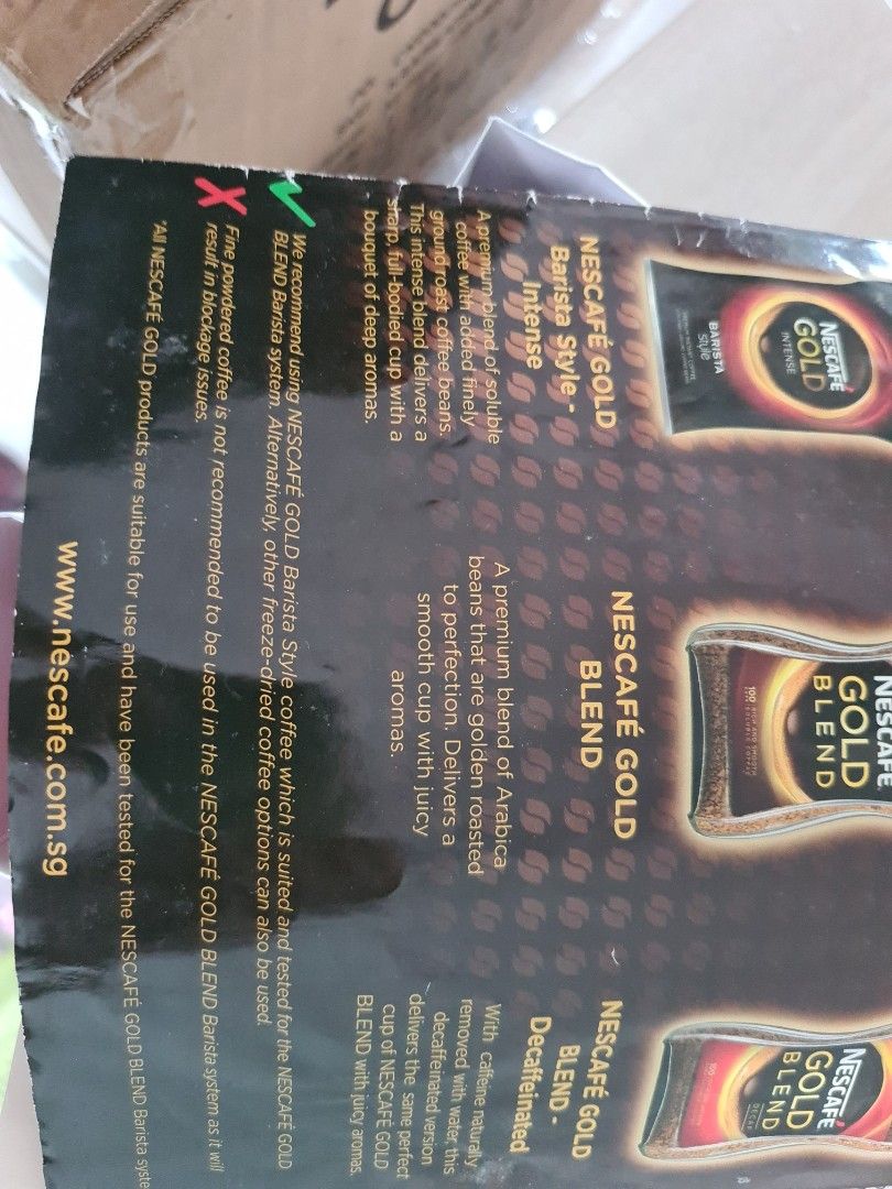 Nescafe Gold Barista Style Coffee maker, TV & Home Appliances, Kitchen ...