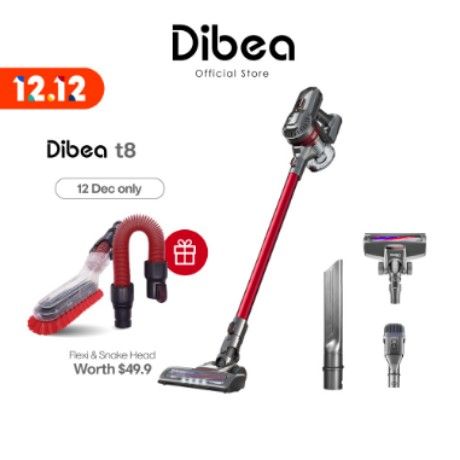 New Arrival | Dibea T8 Ergonomic Cordless Vacuum Cleaner | Local ...