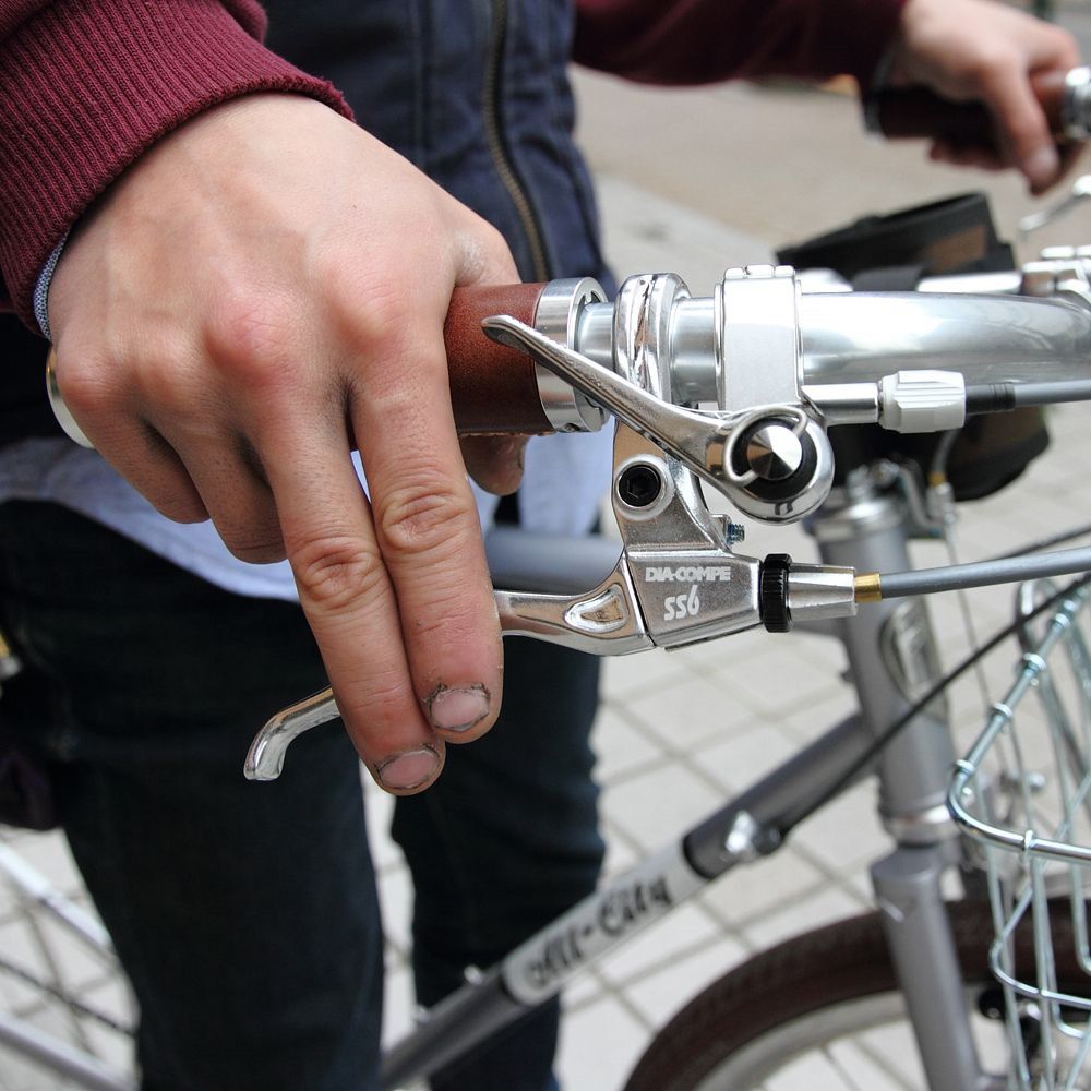 New Dia Compe SS6 Brake Levers Mtb Mountain Bike Gravel Touring Foldie Mini Velo Steel Bicycle ...