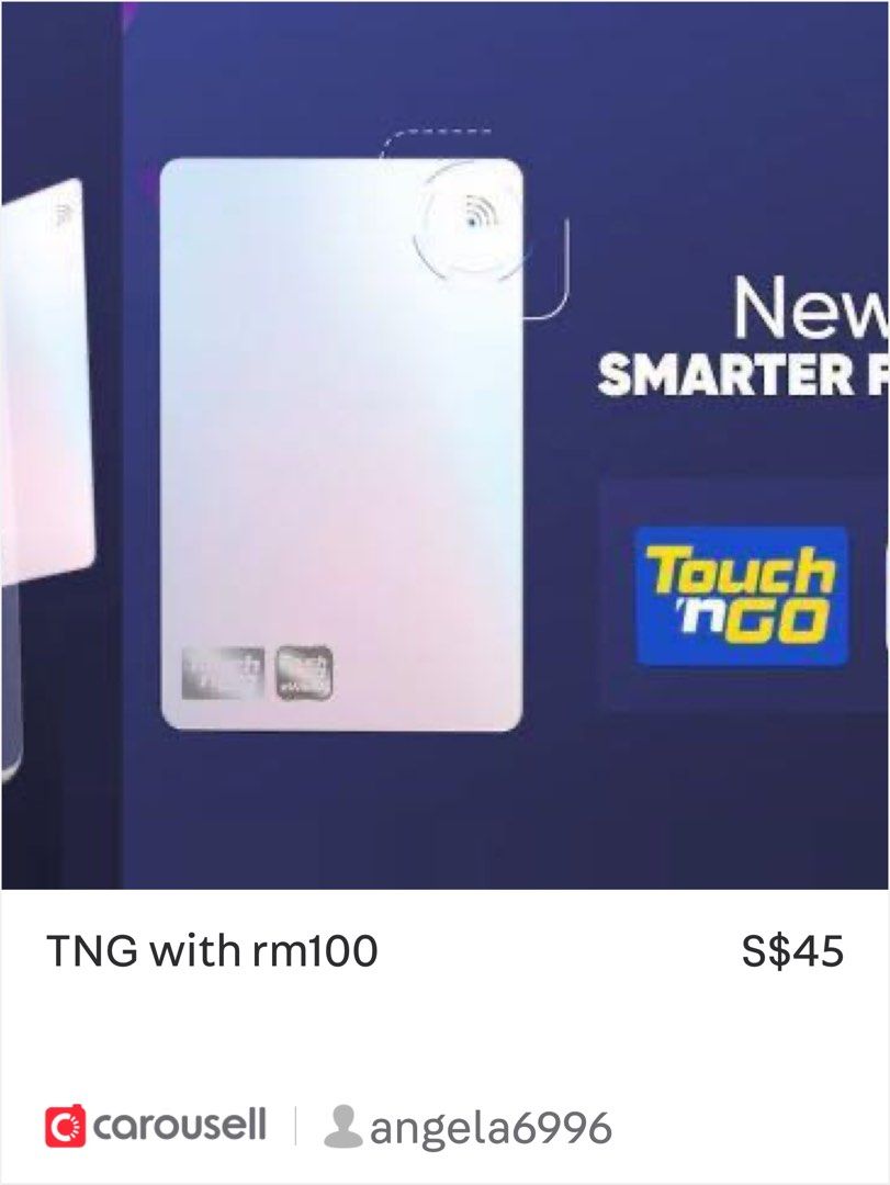 Nfc tng with rm100, Hobbies & Toys, Travel, Travel Essentials ...