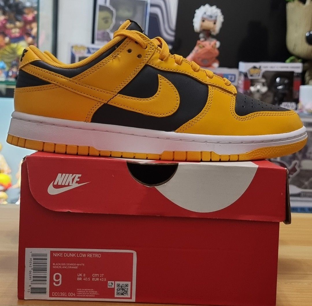 Nike Dunk low Goldenrod, Luxury, Sneakers & Footwear on Carousell