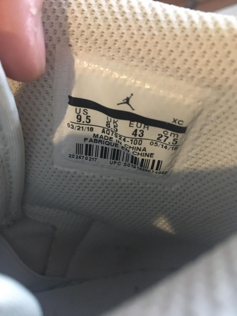 Nike Jordan 1 Retro High Double Strap Velcro Summit White Rare, Men's ...