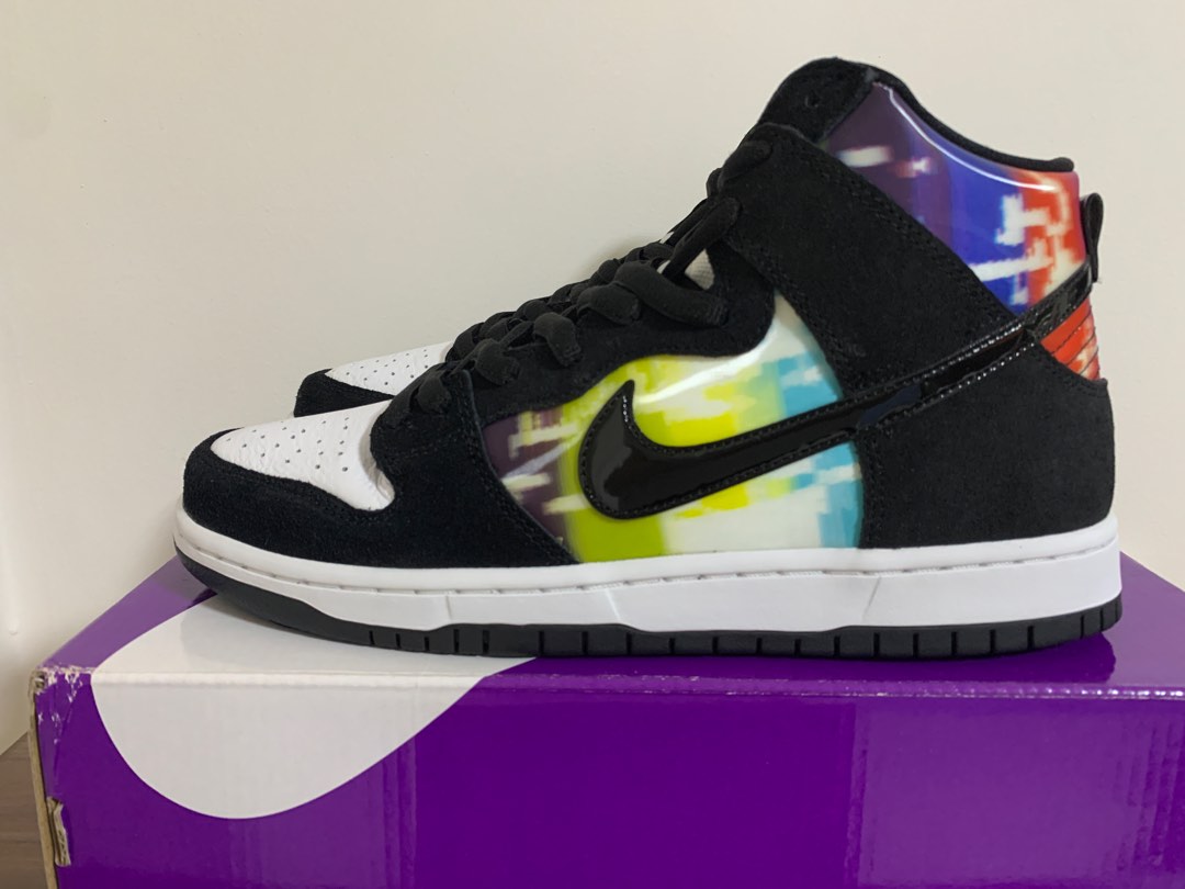 Nike SB Dunk High Tv Signal (Defect), Men's Fashion, Footwear, Sneakers ...