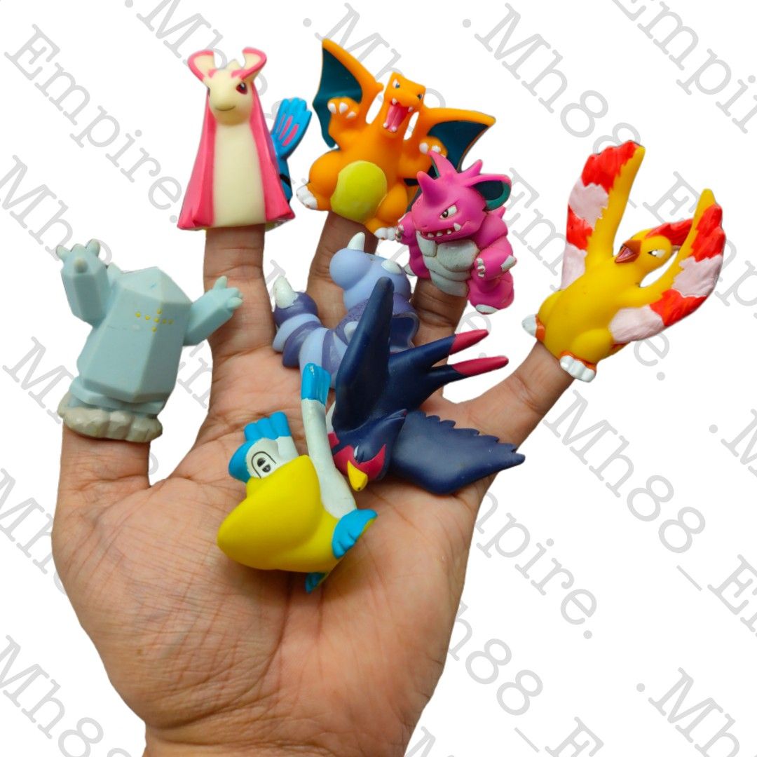 NINTENDO POKEMON FINGER PUPPET SOFT VINLY FIGURE COLLECTION, Hobbies ...