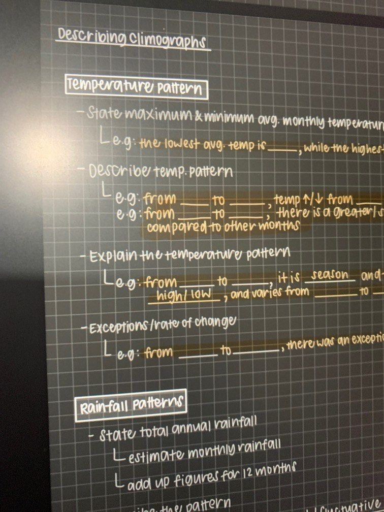 NYGH student geography notes y2, Hobbies & Toys, Books & Magazines ...