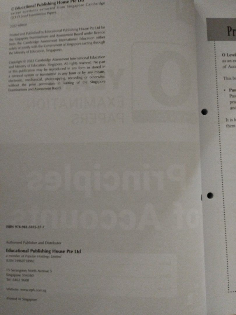 O Level POA 2012-2021 Exam Papers, Hobbies & Toys, Books & Magazines ...