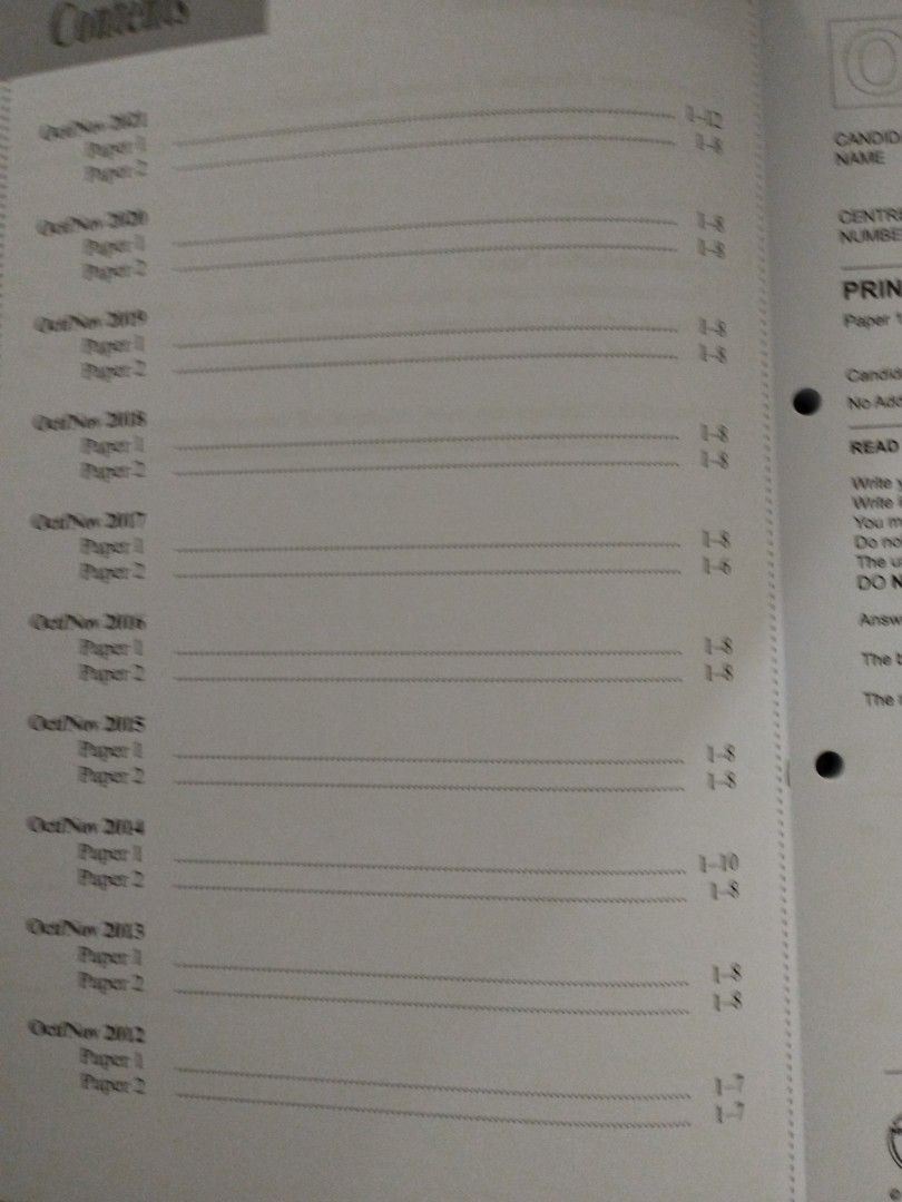 O Level POA 2012-2021 Exam Papers, Hobbies & Toys, Books & Magazines ...