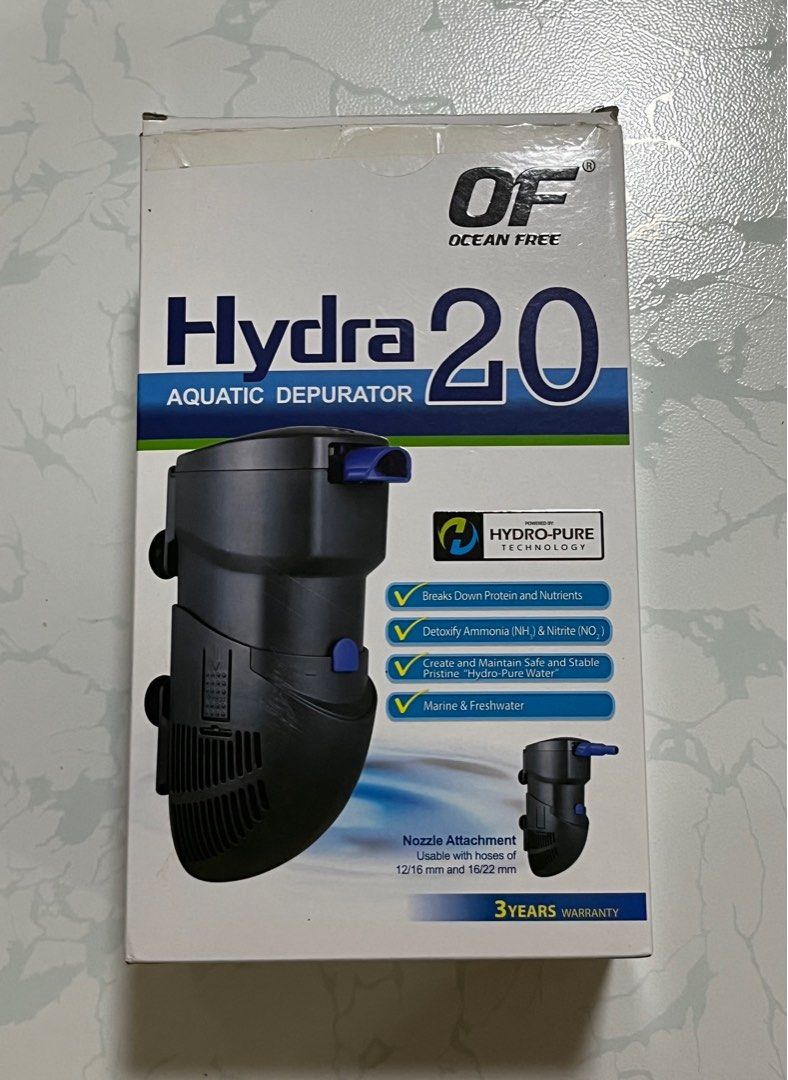 OF Ocean Free Hydra 20 Aquatic Depurator, Pet Supplies, Homes & Other ...