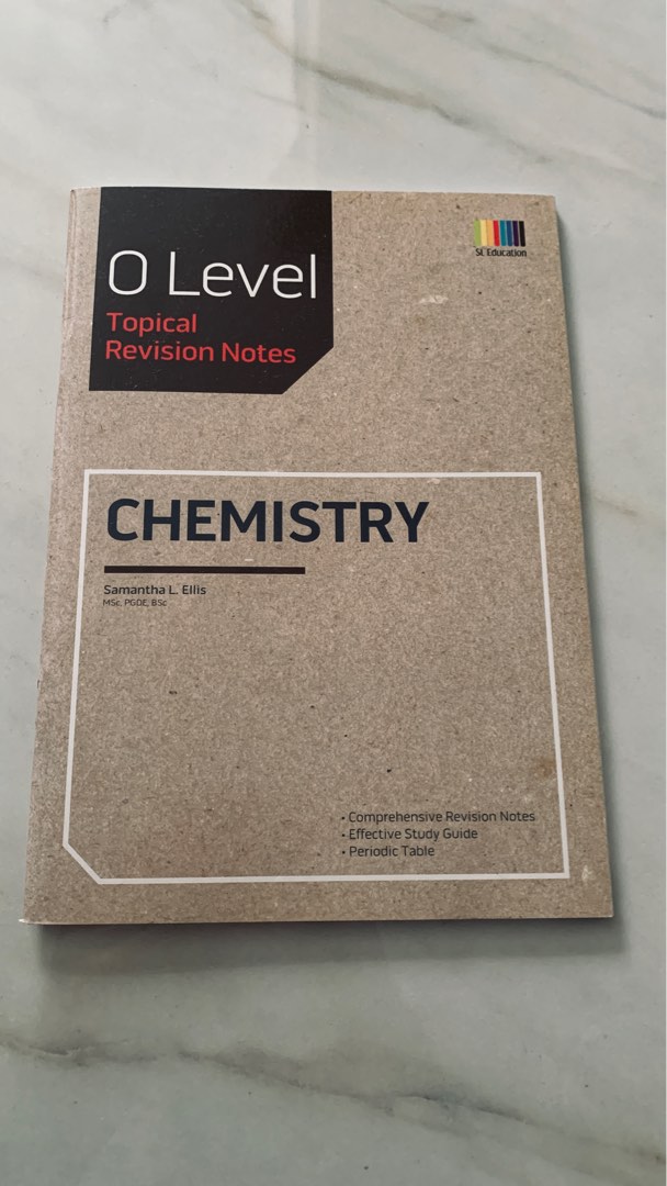 O'level Chem summary book, Hobbies & Toys, Books & Magazines, Textbooks on Carousell