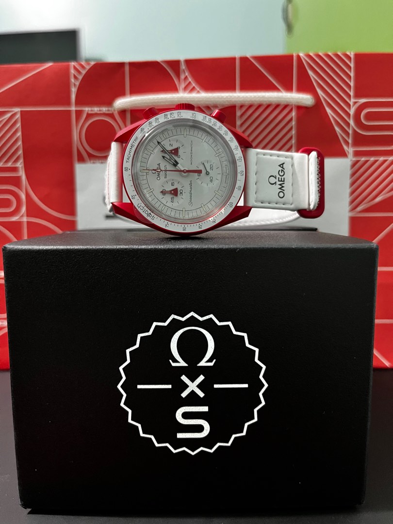 Omega x Swatch Mission to Mars, Men's Fashion, Watches & Accessories ...