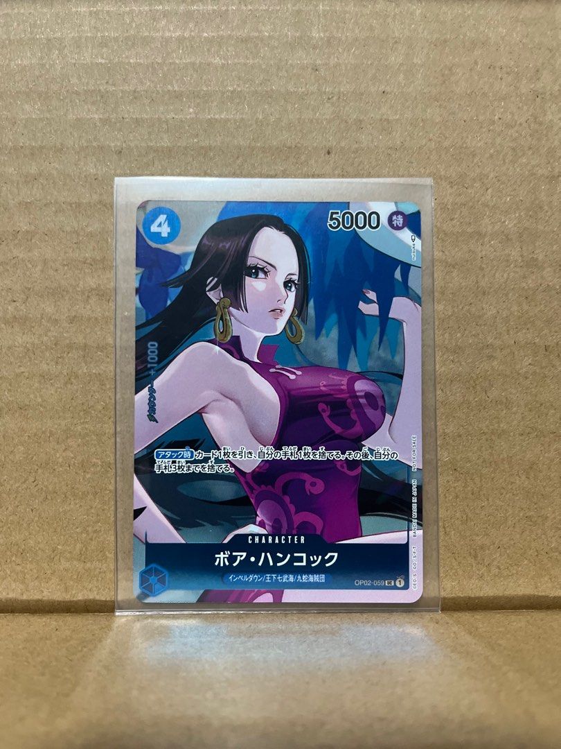 One Piece TCG (OP02-059) Boa Hancock Box Topper, Hobbies & Toys, Toys & Games on Carousell