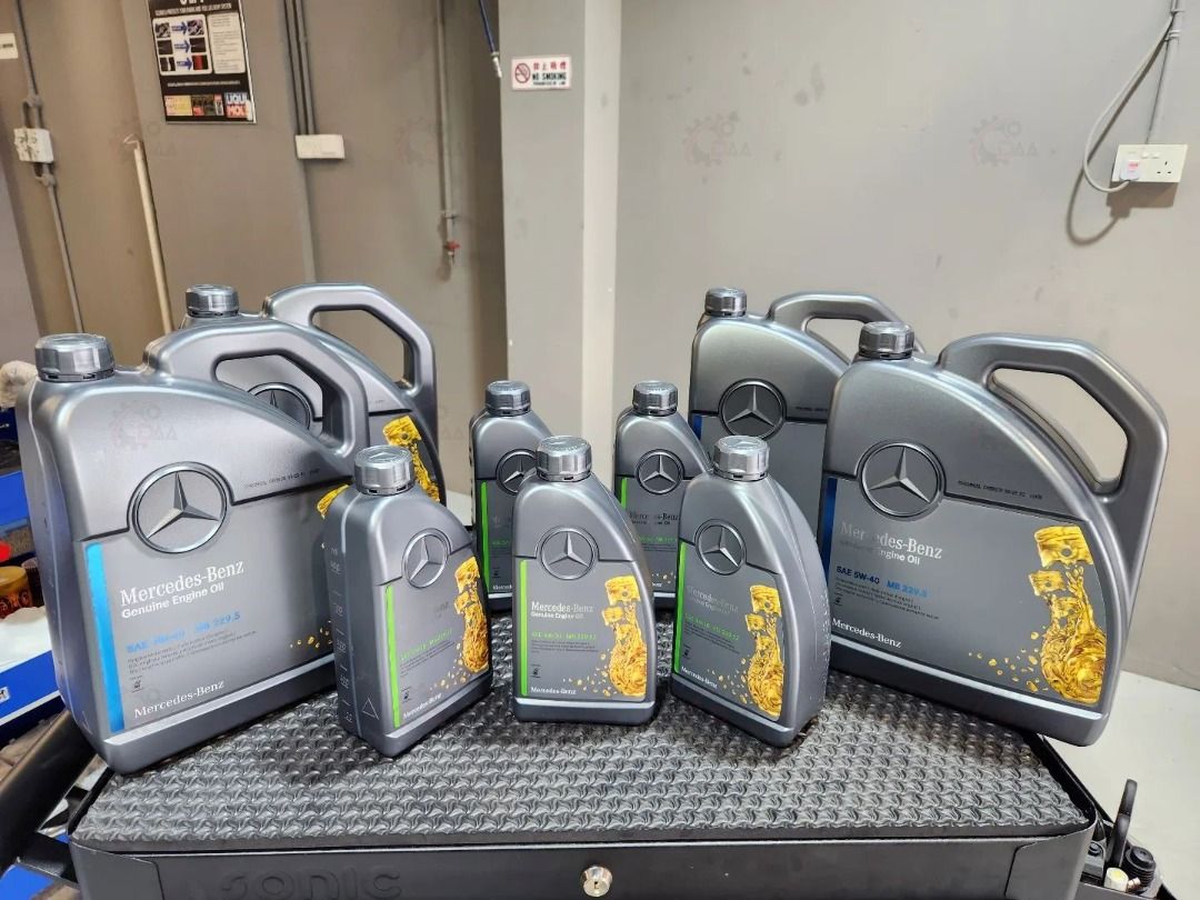 Original Mercedes-Benz Oil 5W-30 Servicing Package, Car Accessories ...