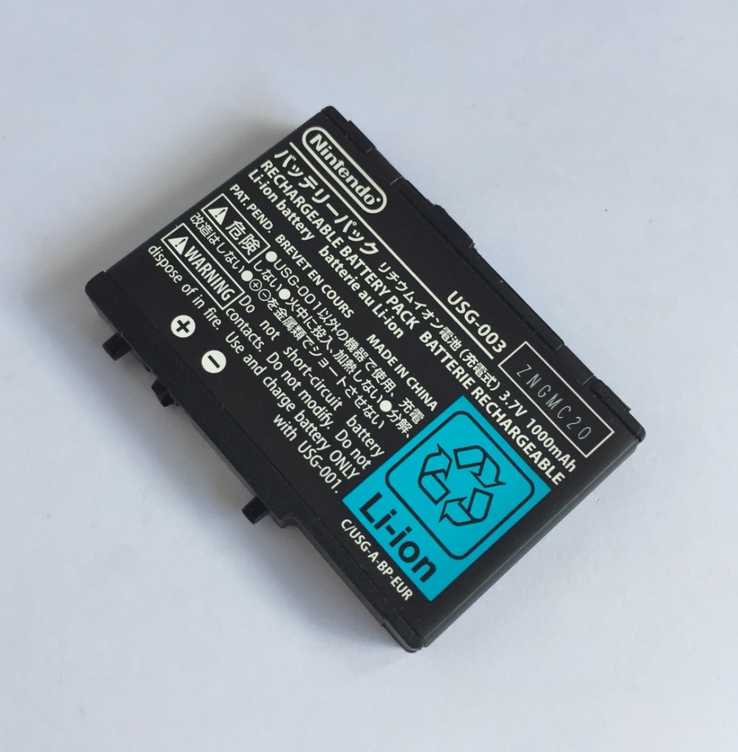 Original Nintendo DS Lite Battery, Video Gaming, Video Game Consoles ...