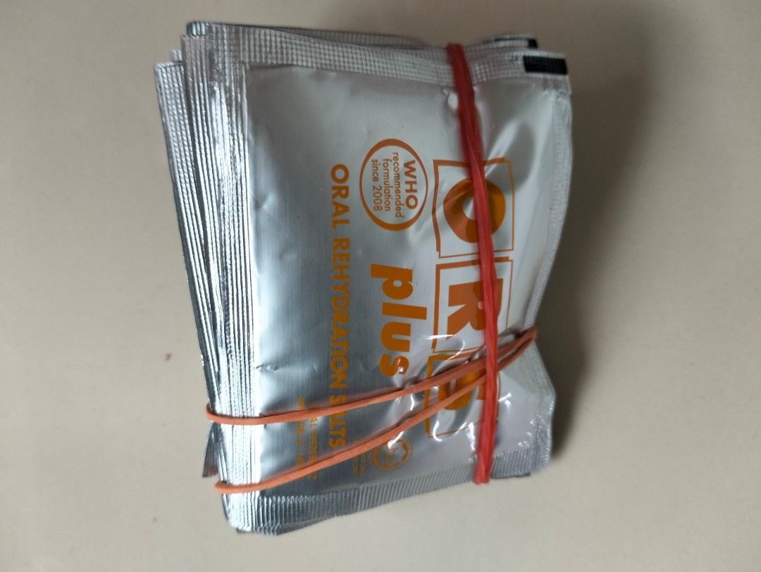ORS Plus Oral Rehydration Salts Sachet, Health & Nutrition, Medical ...