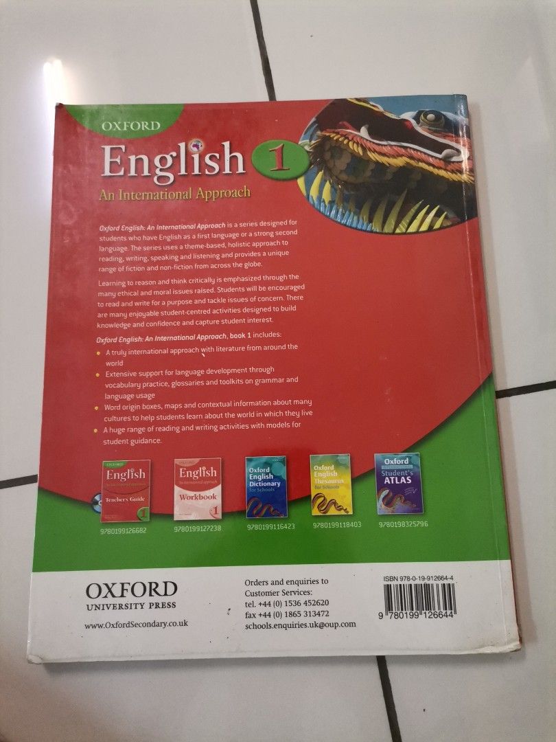 Oxford English textbook, Hobbies & Toys, Books & Magazines, Textbooks ...
