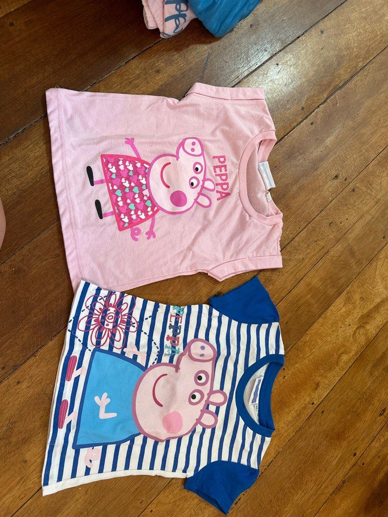 Peppa Pig shirts, Babies & Kids, Babies & Kids Fashion on Carousell