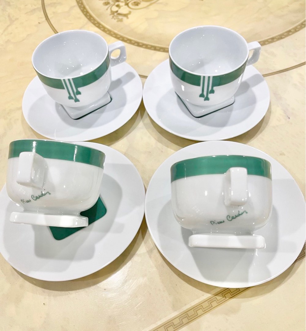 Pierre Cardin cup & saucer set, Furniture & Home Living, Kitchenware ...